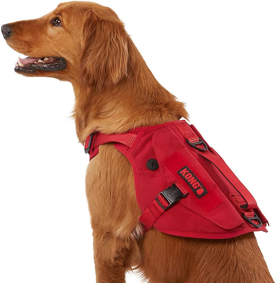 KONG Ultra Durable Tactical Vest Dog Harness (Small, Red) : Amazon.ca ...