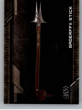 2017 Topps Star Wars Galactic Files Reborn Weapons #W-6 Gaderffii Stick ...