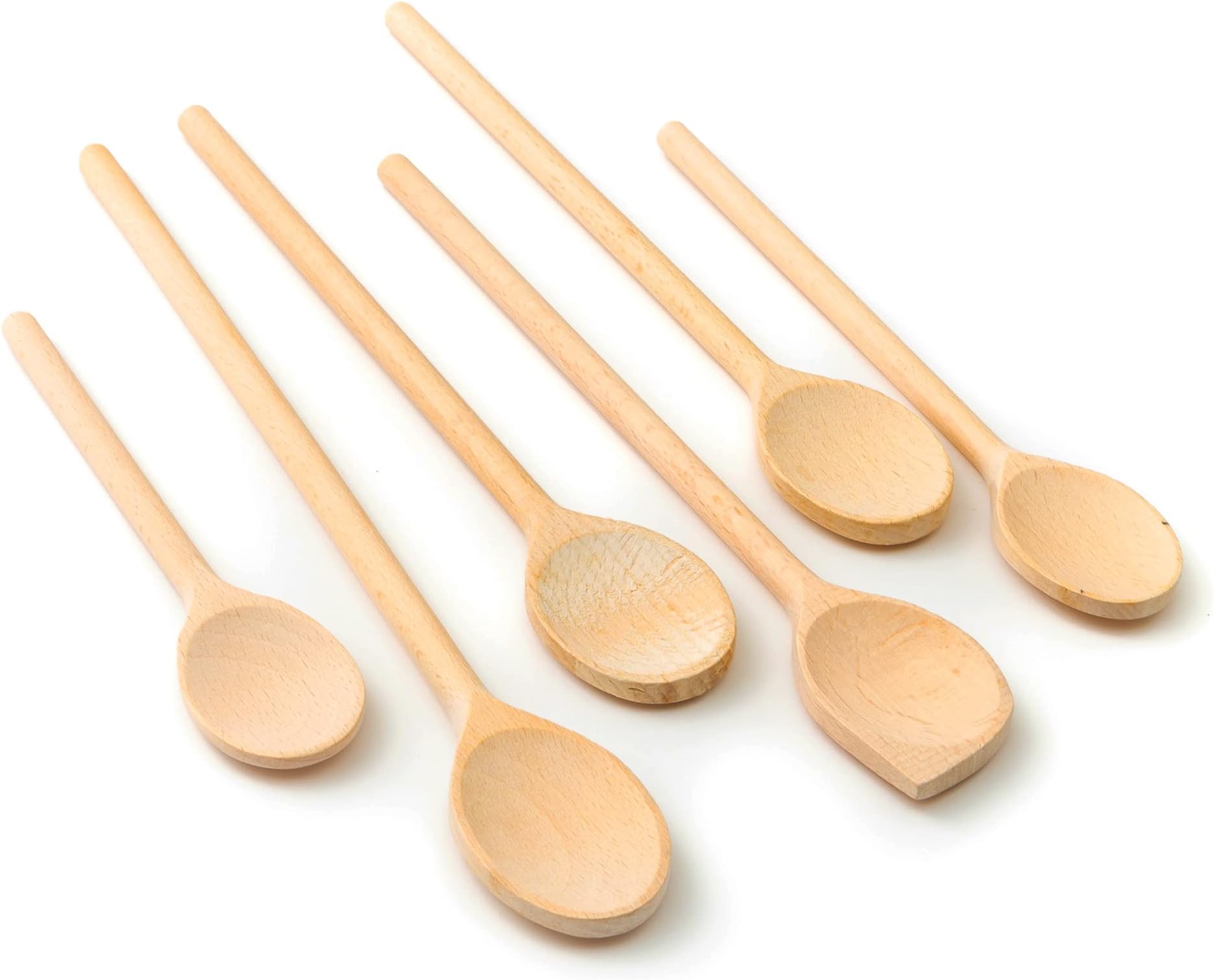 Amazon.com: Real Simple Wooden Spoons for Cooking | 2 Piece Cooking ...