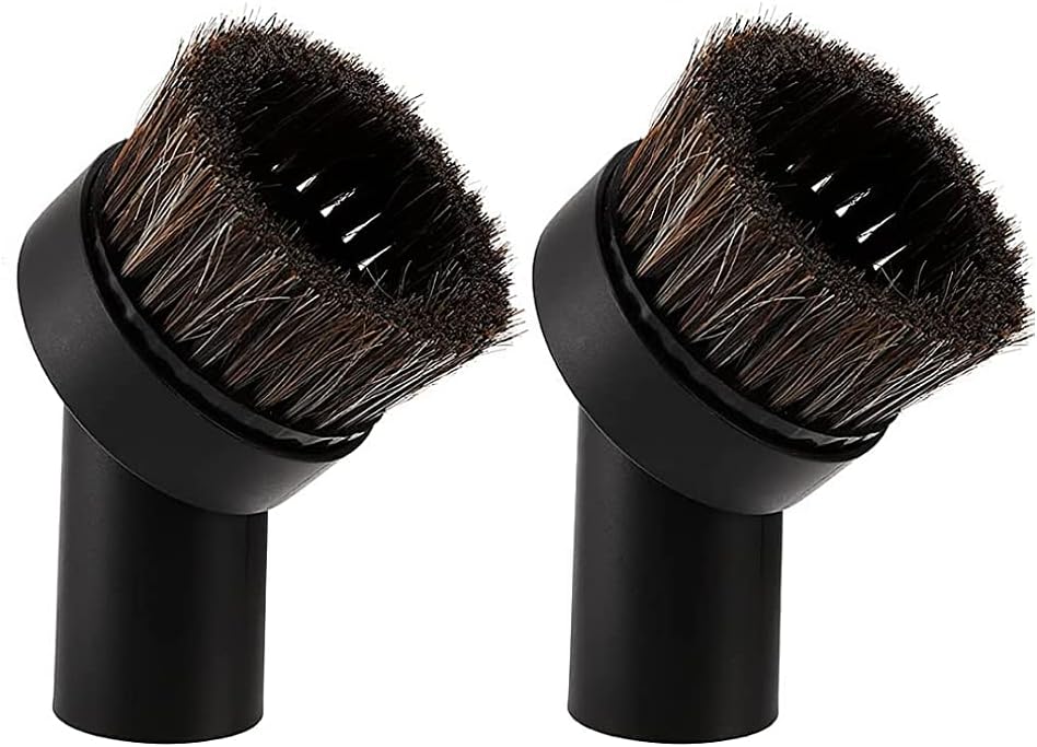 KAIRUIERD 2 Pack Round Dusting Brush Vacuum Cleaner Brush Round Dust ...
