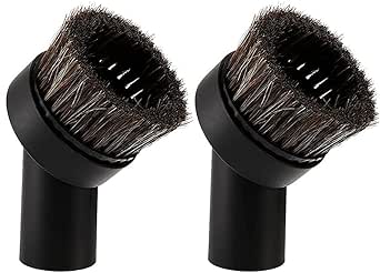 KAIRUIERD 2 Pack Round Dusting Brush Vacuum Cleaner Brush Round Dust ...