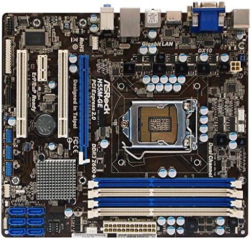 ASRock H55M-GE R2.0 Mainboard Sockel 1156 H55 Micro ATX DDR3 Speicher ...