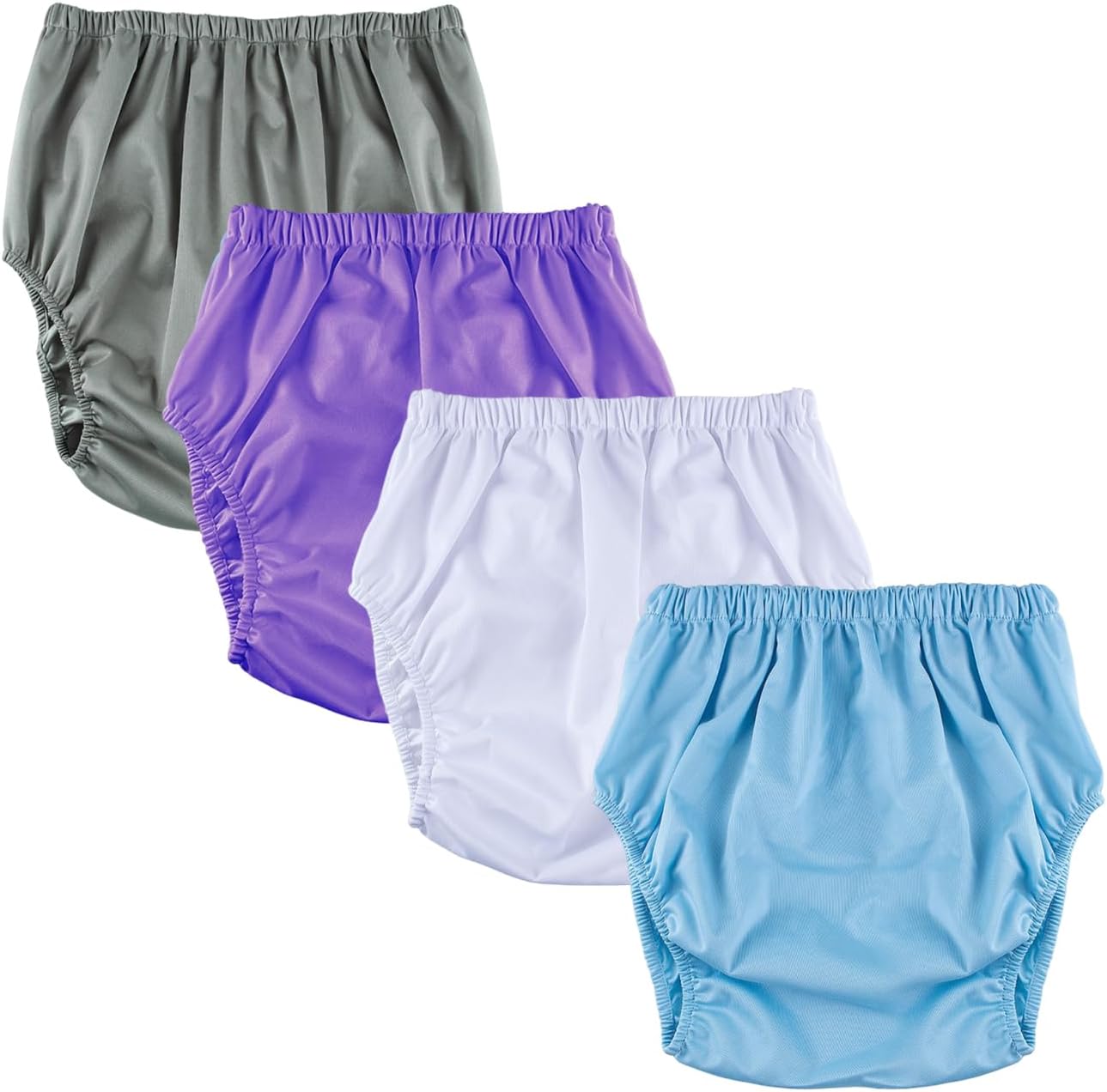 Amazon.com: 4 Pcs Adult Diaper Cover, Incontinence Leakproof Plastic ...