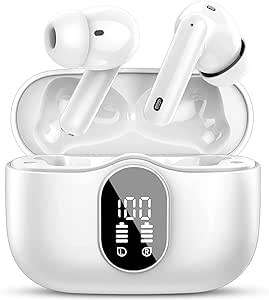 Btootos Wireless Earbuds, Bluetooth 5.3 Headphones In Ear with 4 ENC Noise Cancelling Mic, 2025 ...