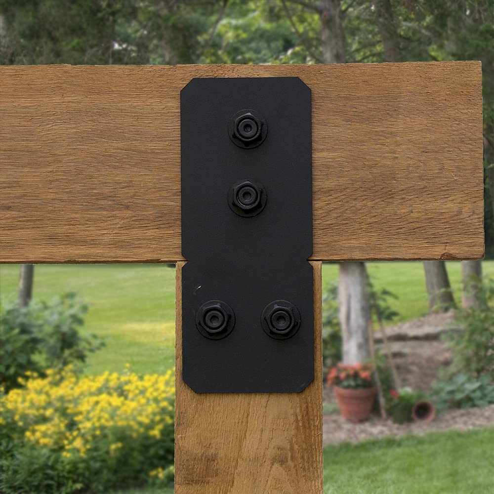 Snapklik.com : OZCO Ironwood 8" Post To Beam Flush Connector Heavy Duty ...