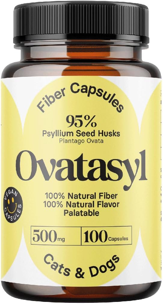 Amazon.com : Generic Vegan Fiber Capsules for Dogs and Cats Digestive ...