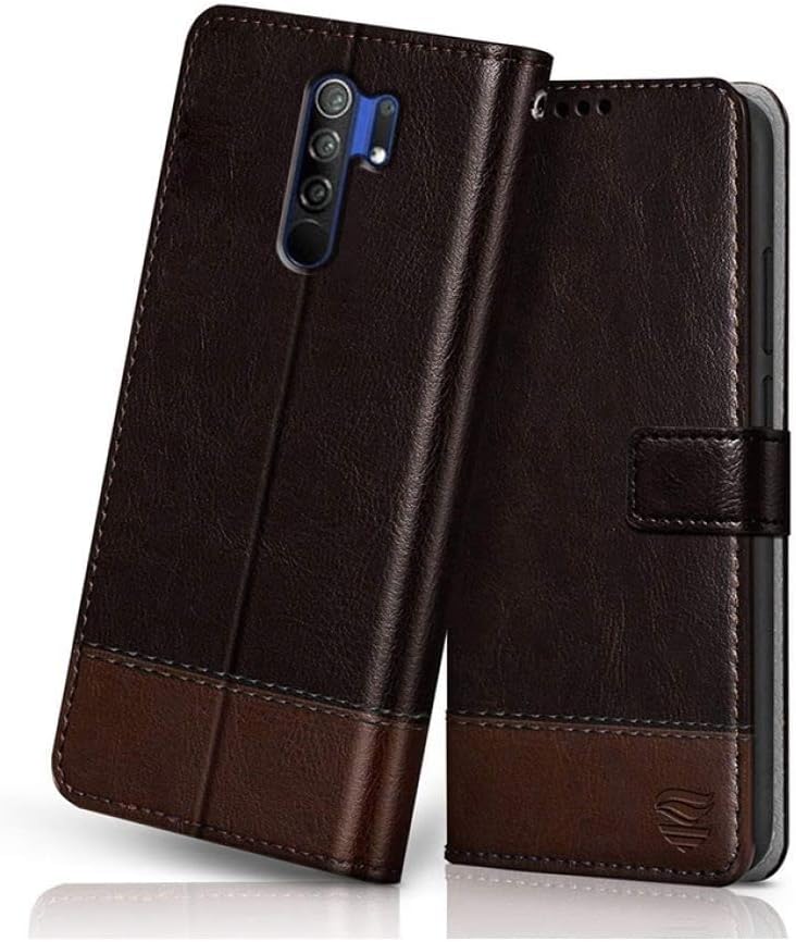 TheGiftKart Flip Back Cover Case for Redmi 9 Prime/Poco M2 | Dual-Color ...