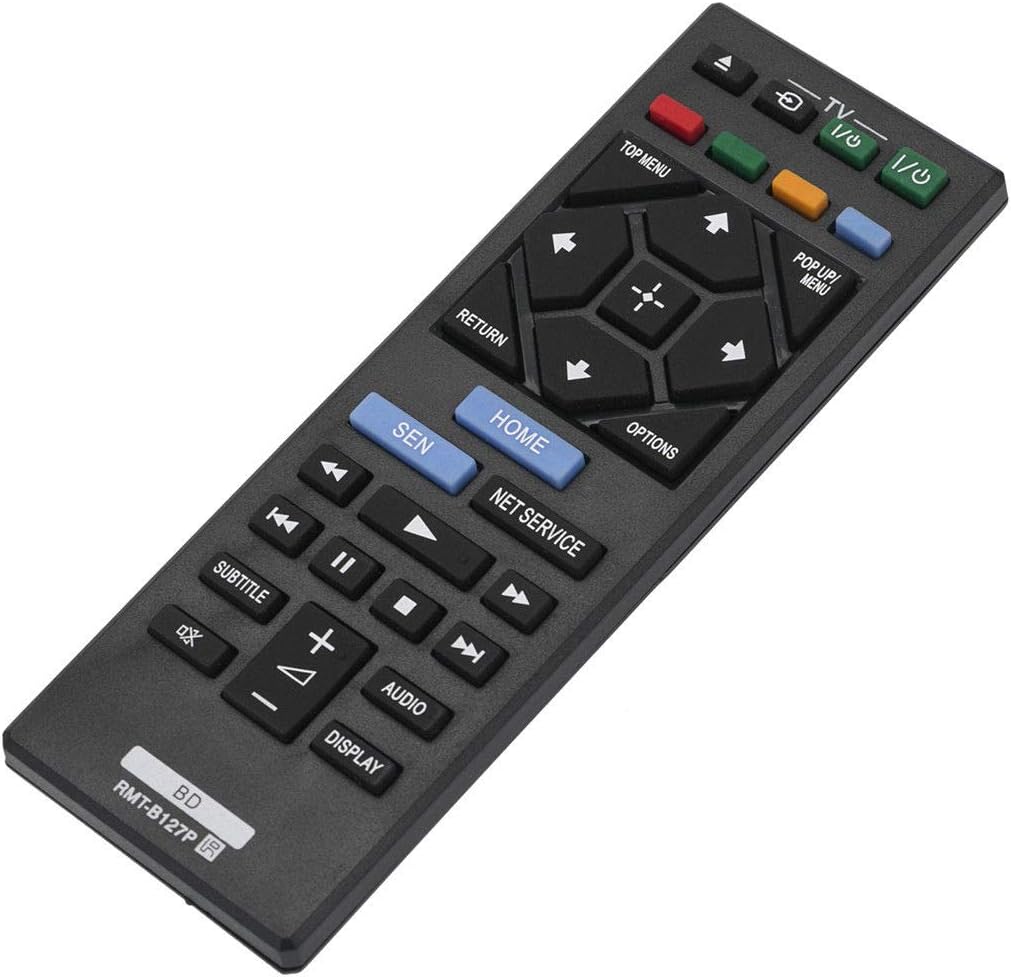 Amazon.com: RMT-B127P Replace Remote Control fit for Sony Blu-ray Disc ...