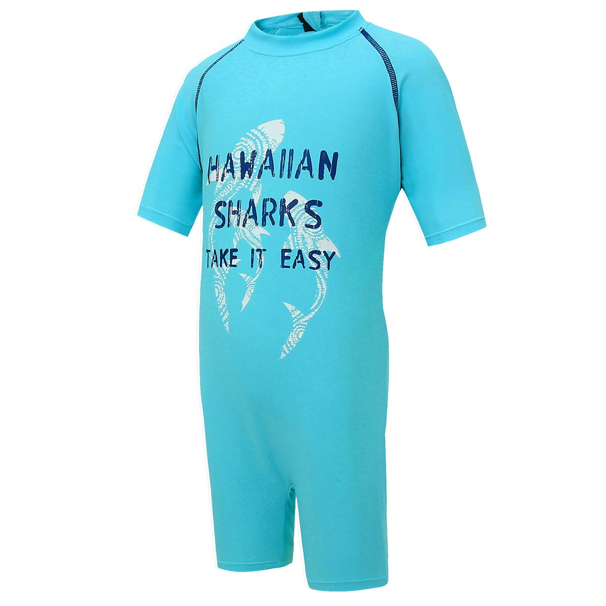 Snapklik.com : Boys One Piece Rash Guard Swimsuit Short Sleeve UPF 50 ...