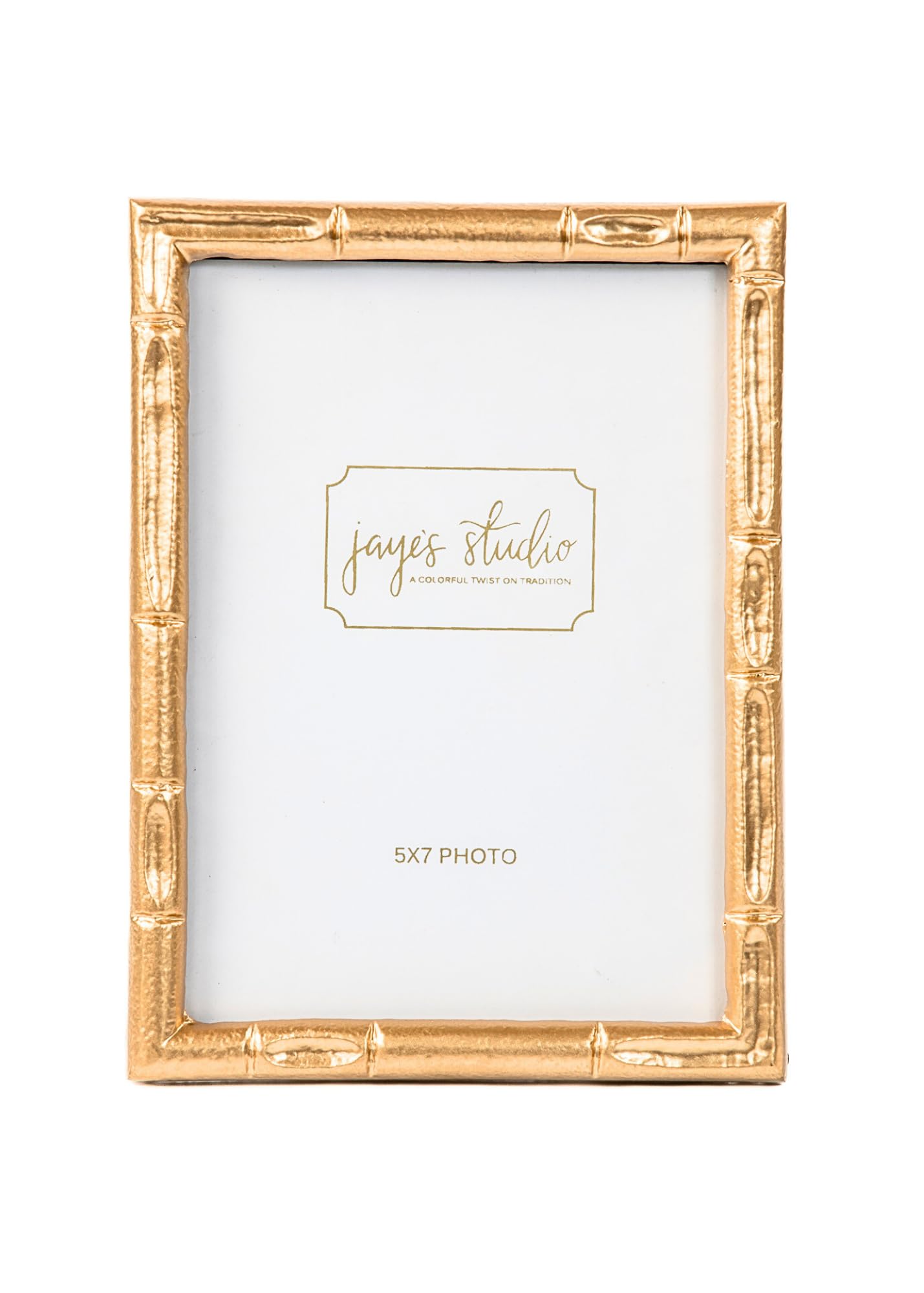 Amazon.com - Jaye’s Studio Decorative 5x7 Frame Gold Bamboo Frame ...