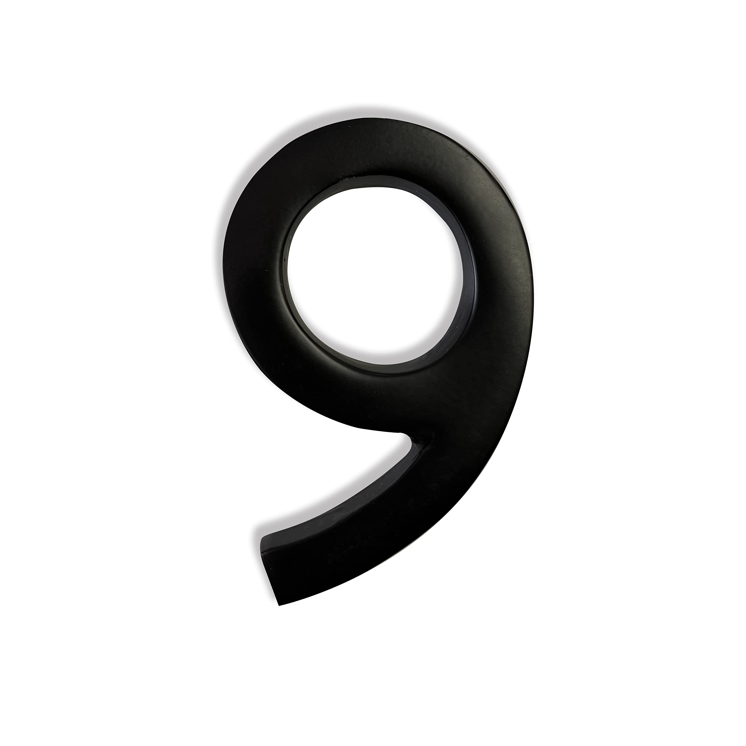 Snapklik.com : NACH Magnetic House Numbers, 4 Inch Aluminum Black House ...