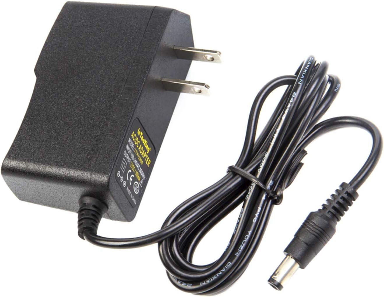 Amazon.com: COOLM AC DC 12V 800mA Power Supply Adapter 12 Volt 0.8 Amp ...