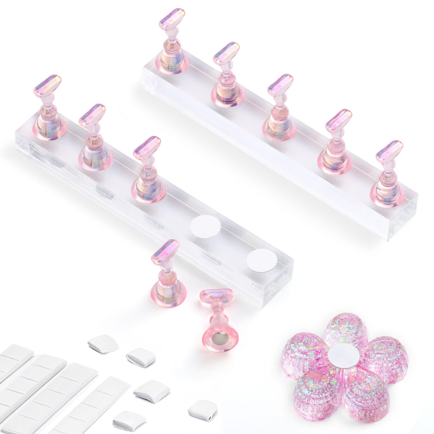 Amazon.com: Etercycle Nail Stand Acrylic Nail Art Display Stand ...