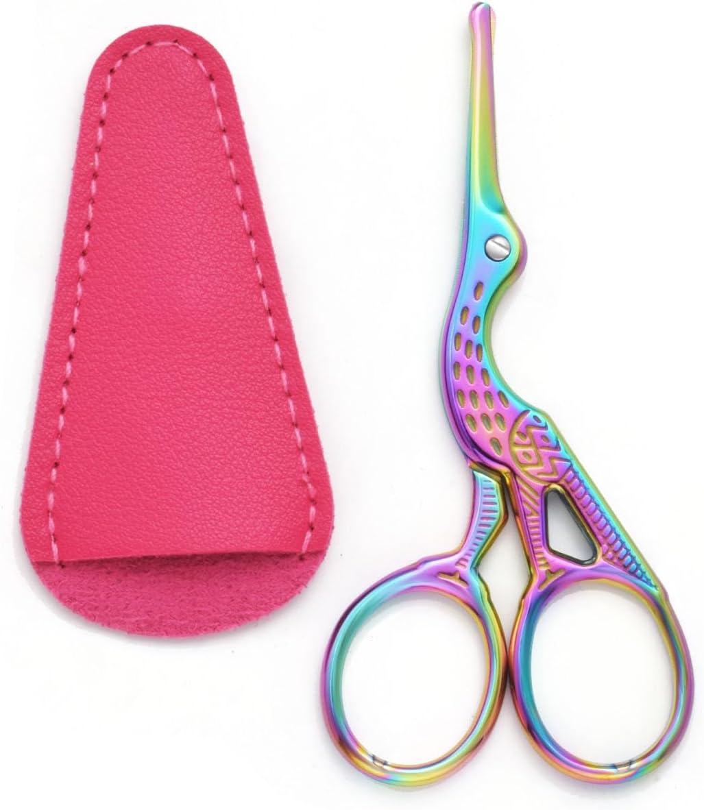 Amazon.com: Stork 3.6 Inch Safety Sewing Embroidery Scissors with ...