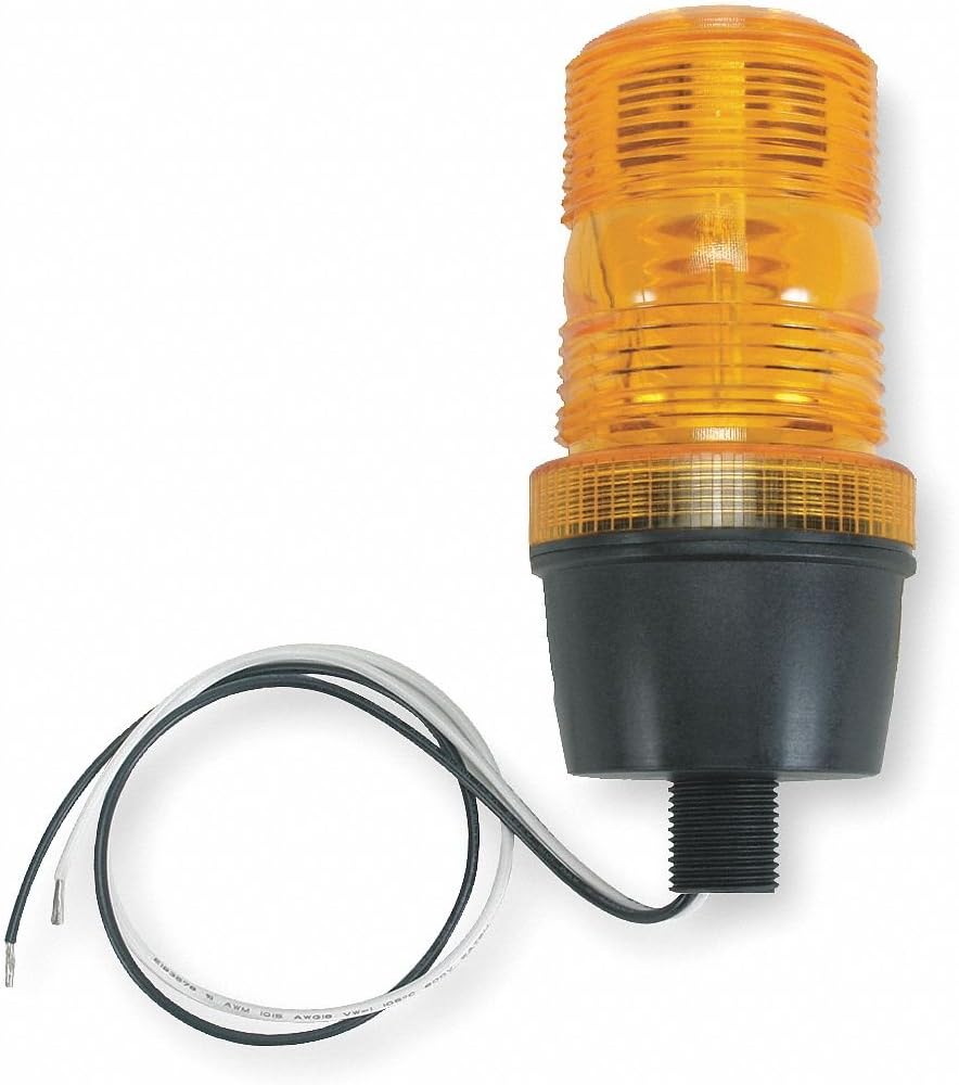 Warning Light, Strobe Tube, Amber, 120VAC - Amazon.com