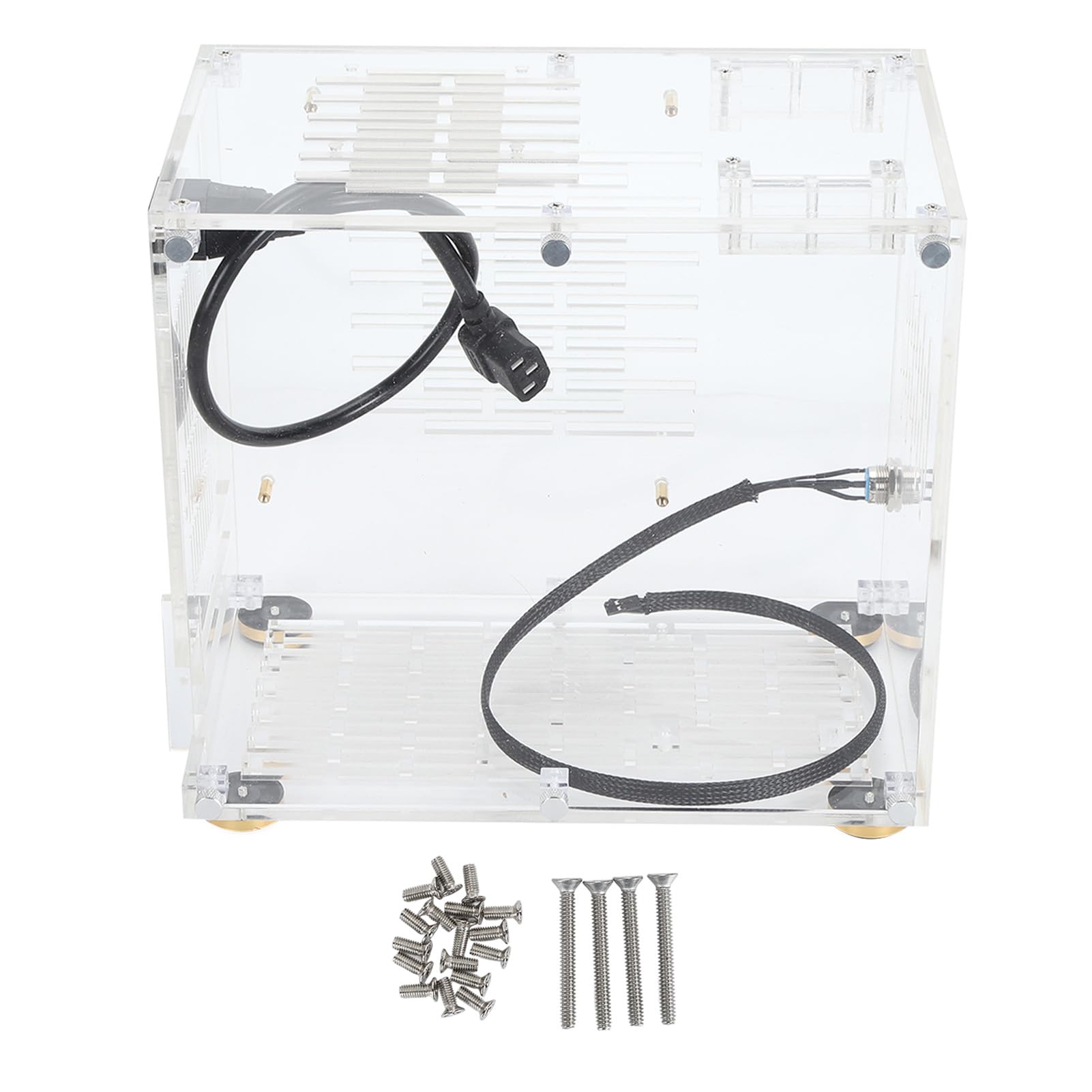 Amazon.com: Clear Acrylic Mini ITX Case, Small PC Case, Mini ITX ...