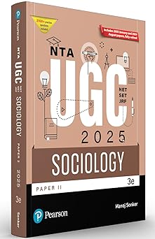 Buy Pearson NTA UGC NET Paper 2 Sociology 2025 | SET, JRF | Includes 2025 January and 2024 ...