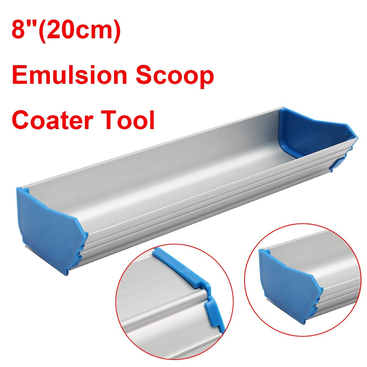 Buy 'Aluminum 8inch Emulsion Scoop Coater Tool Silk Screen Printing ...