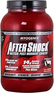 Amazon.com: Myogenix AfterShock Shockolate Milk 2.64 lbs : Health ...