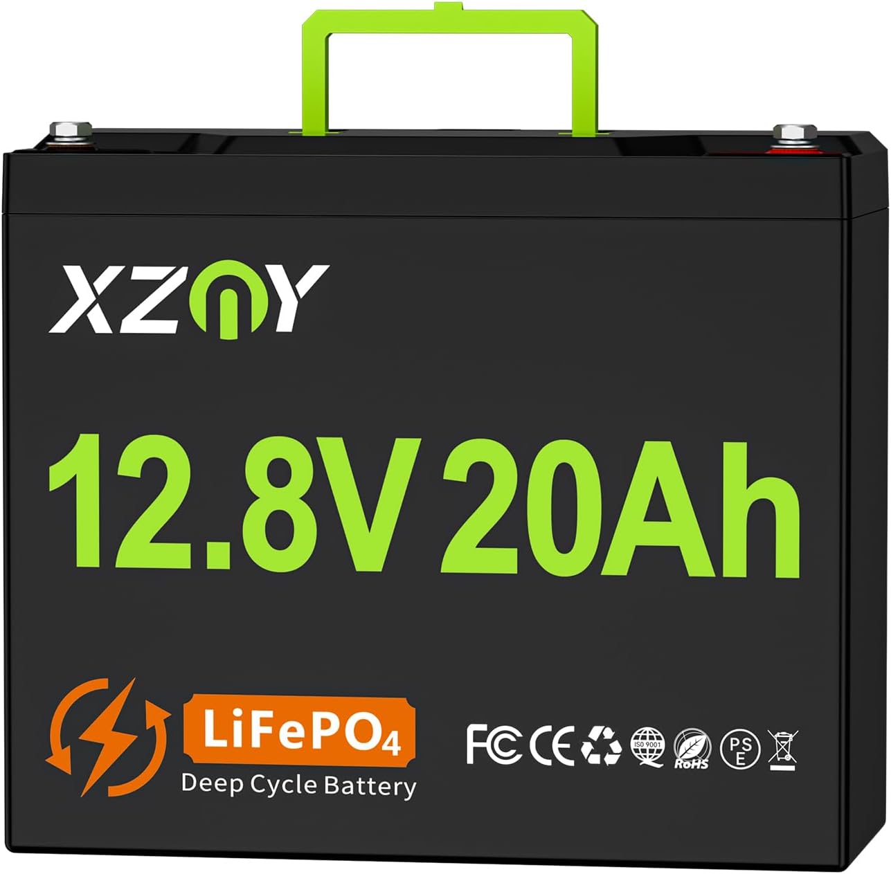 Amazon.com: XZNY 12V 20Ah Lithium Battery, 4000+ Cycles 12V LiFePO4 Battery Built-in 20A BMS ...