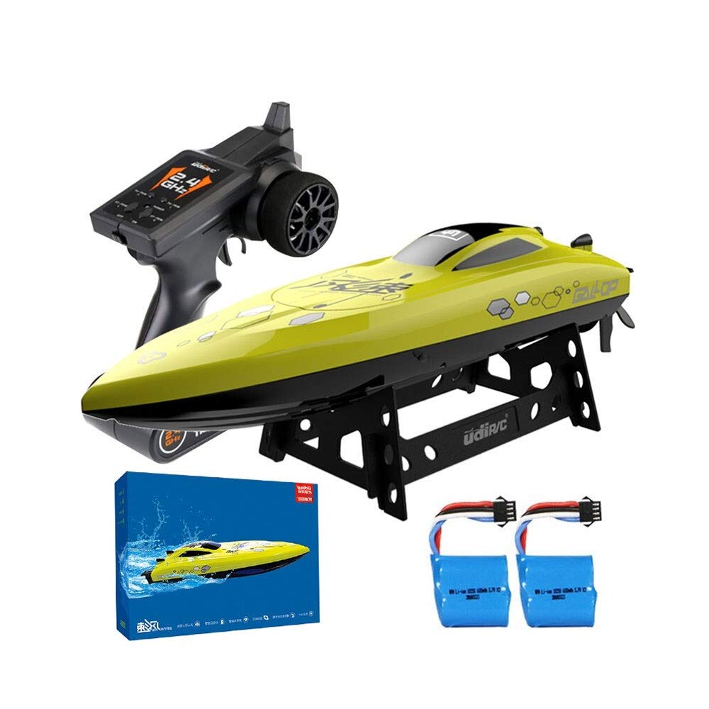 Buy ROIY Large Remote Control Boat Water-cooled Brushless High Speed ...