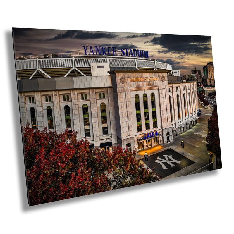 Amazon.com: Yankee Stadium at Sunset Print - New York (NY) Sports ...