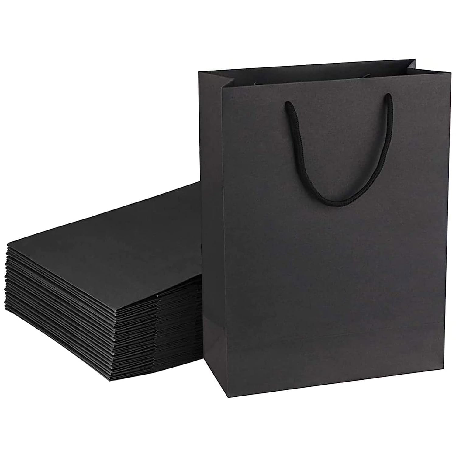 Amit Marketing Black Paper Carry Bag I 250 GSM Kraft Matt Lamination ...