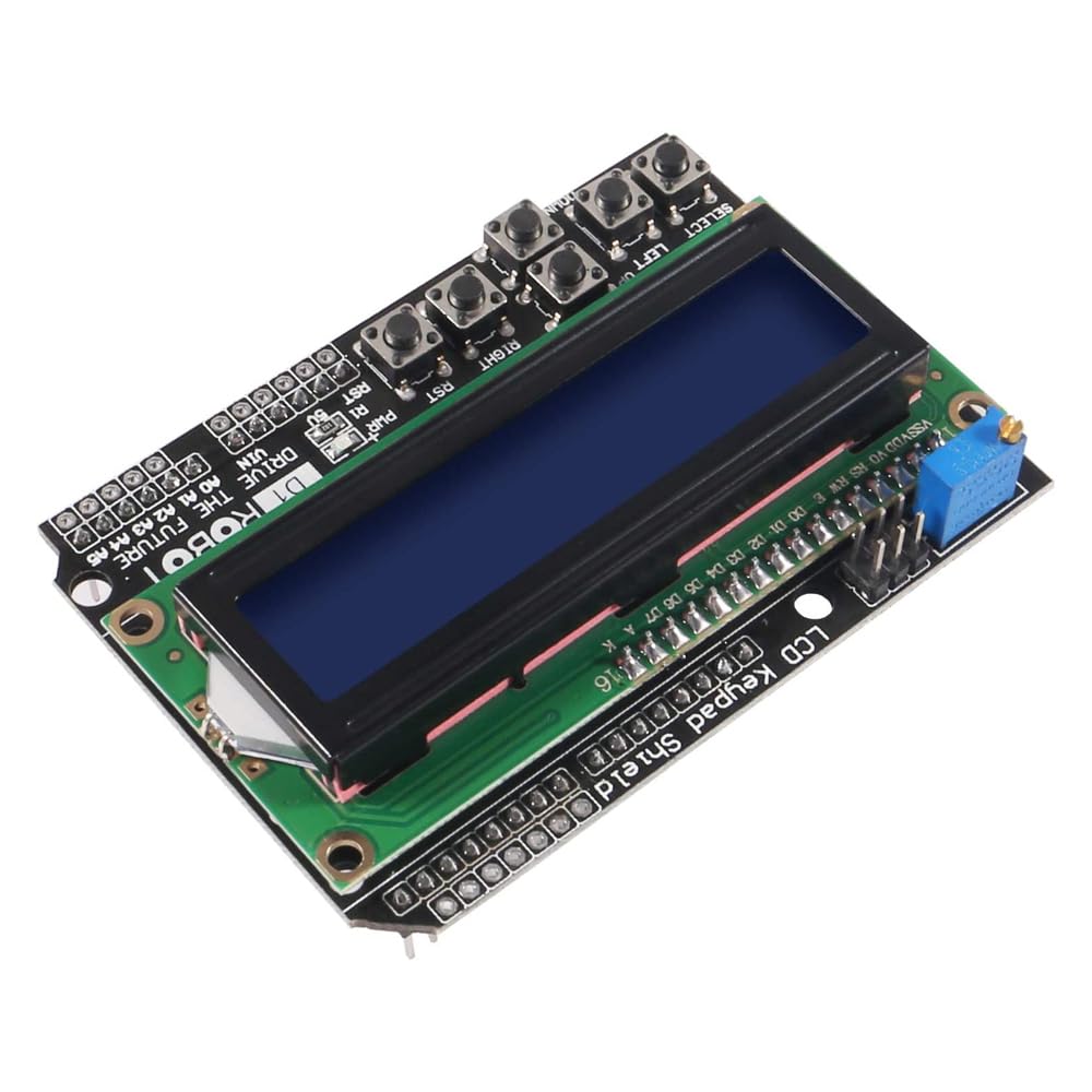Amazon.com: #fepart 1602 LCD Keypad Shield 1602 LCD Expansion Shield ...