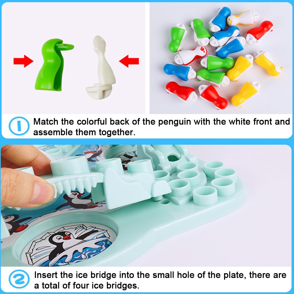 Penguin Flying Chess YNOUYRS Flying Chess Board Game Interactive Board ...