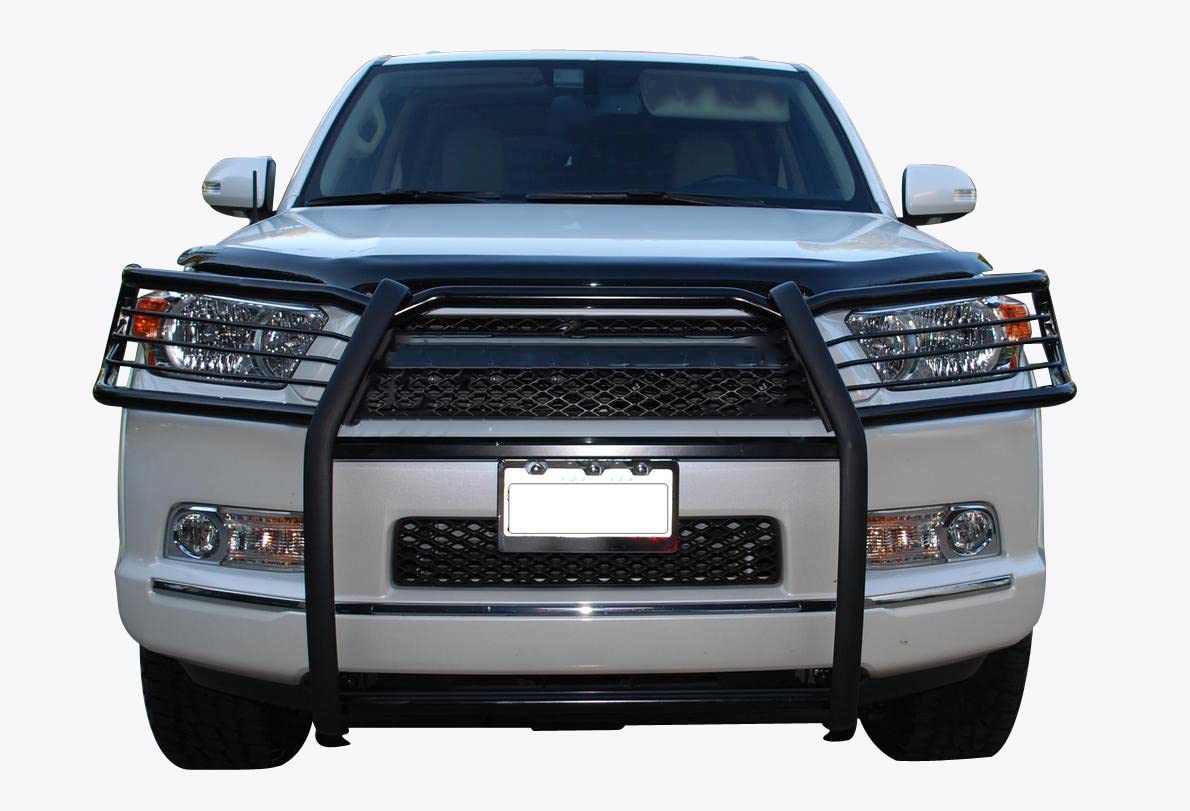 Amazon.com: Black Horse Grille brush Bumper Guard Modular Black ...