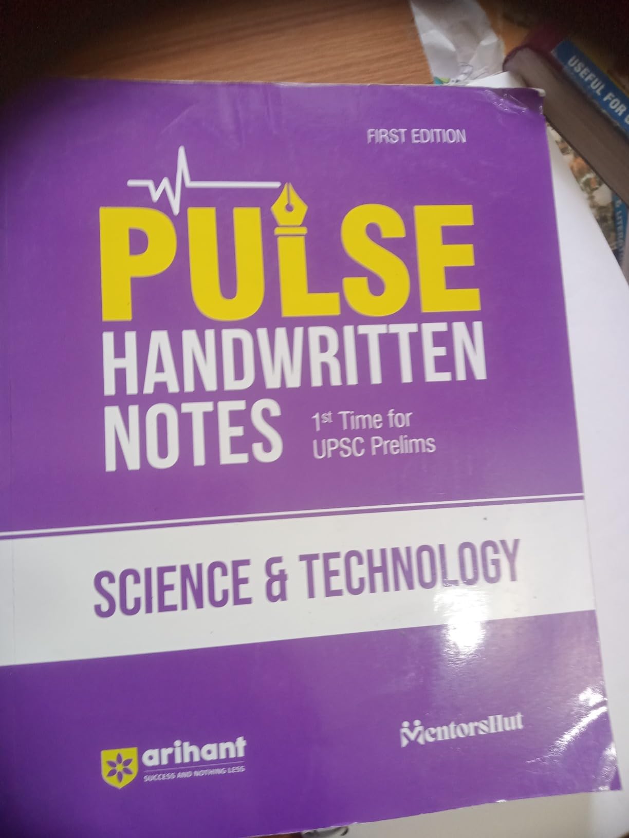 (Old Edition) Arihant PULSE SCIENCE & TECHNOLOGY Coloured Handwritten ...