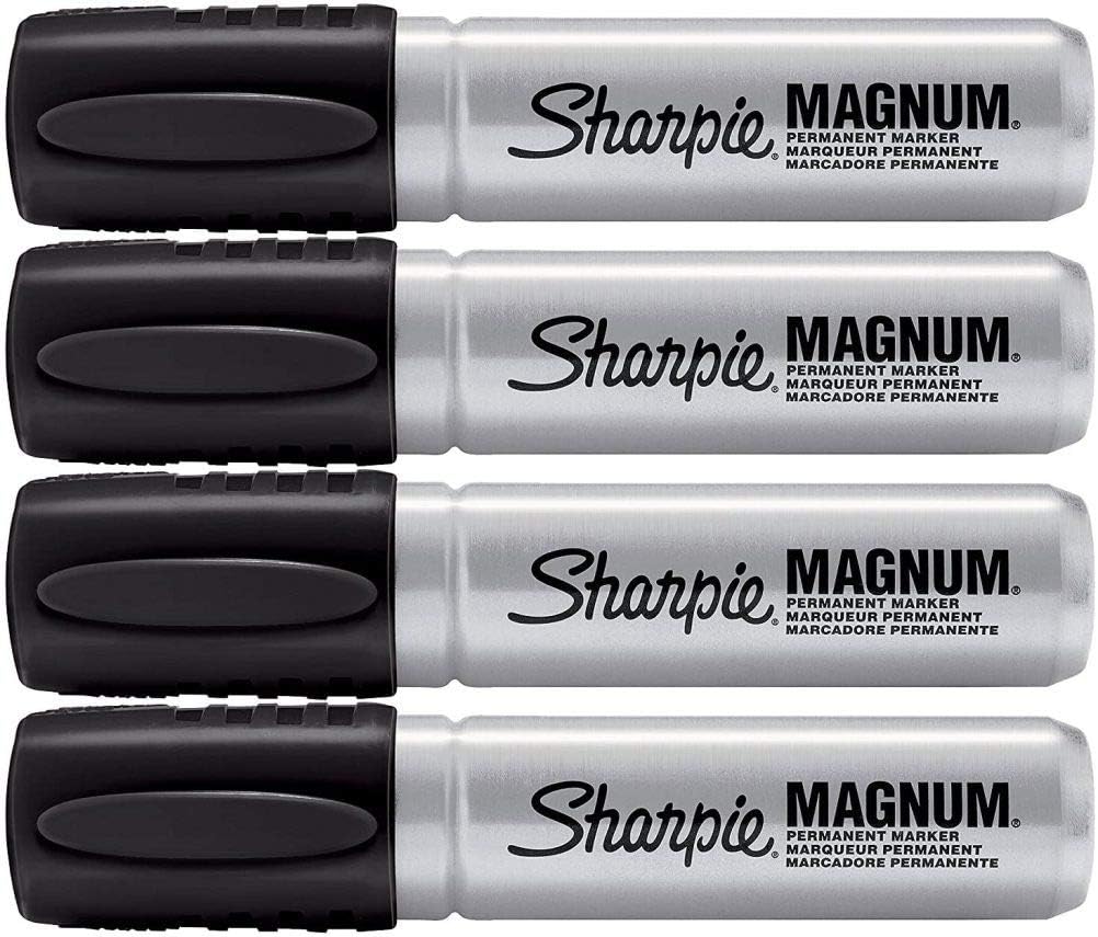 Amazon.com : Sharpie 44001 Oversized Chisel Tip Extra Wide Magnum ...