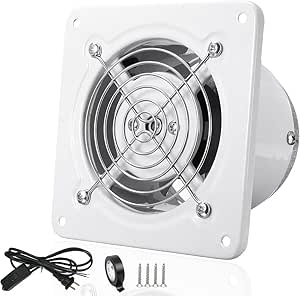 Amazon.com: ACEDUROBLA 4 inch Exhaust Fan Metal Iron Ventilation ...