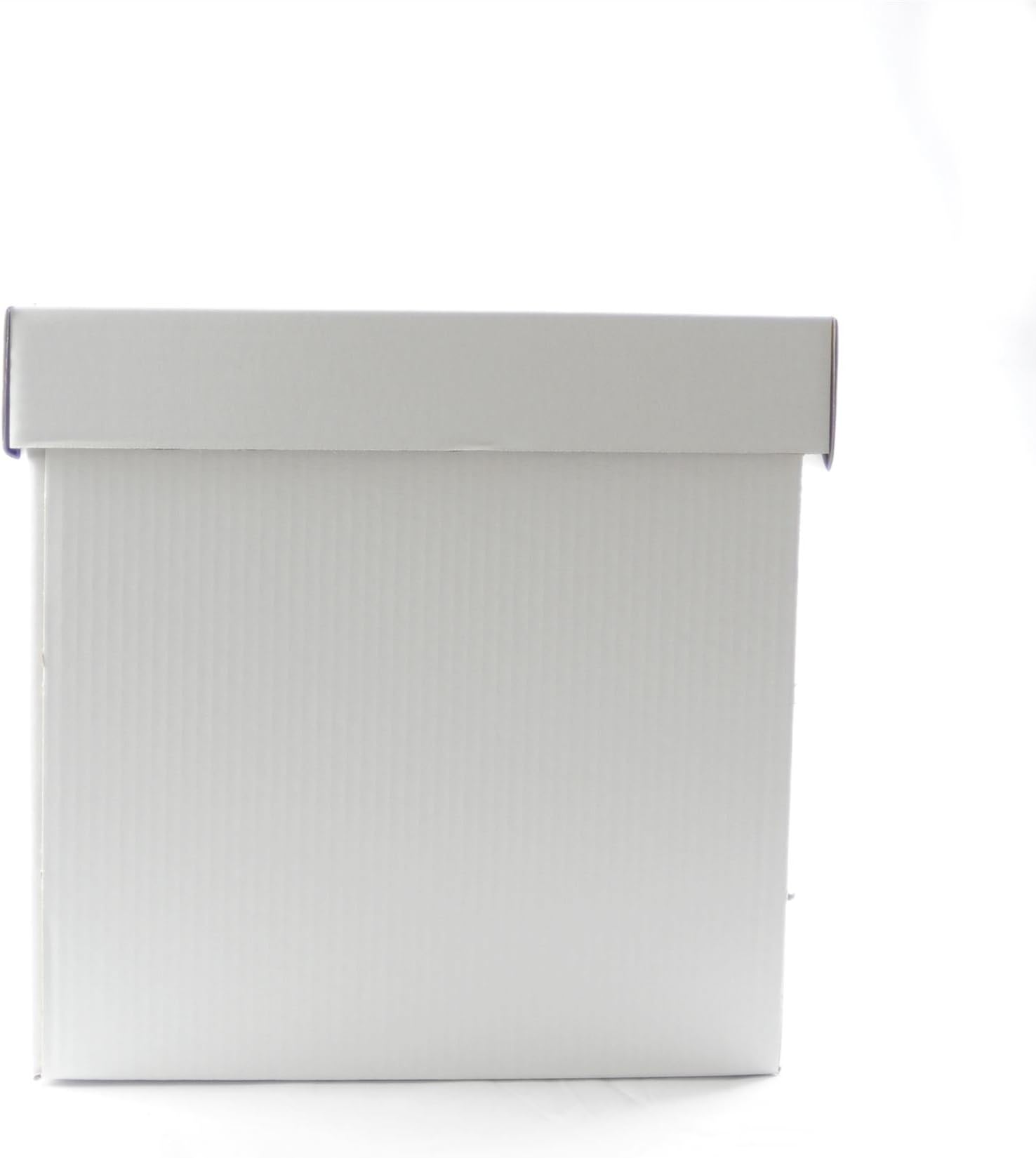 The Cake Decorating Co. 16" x 16" x 27" Tall Corrugated White Cake Box ...