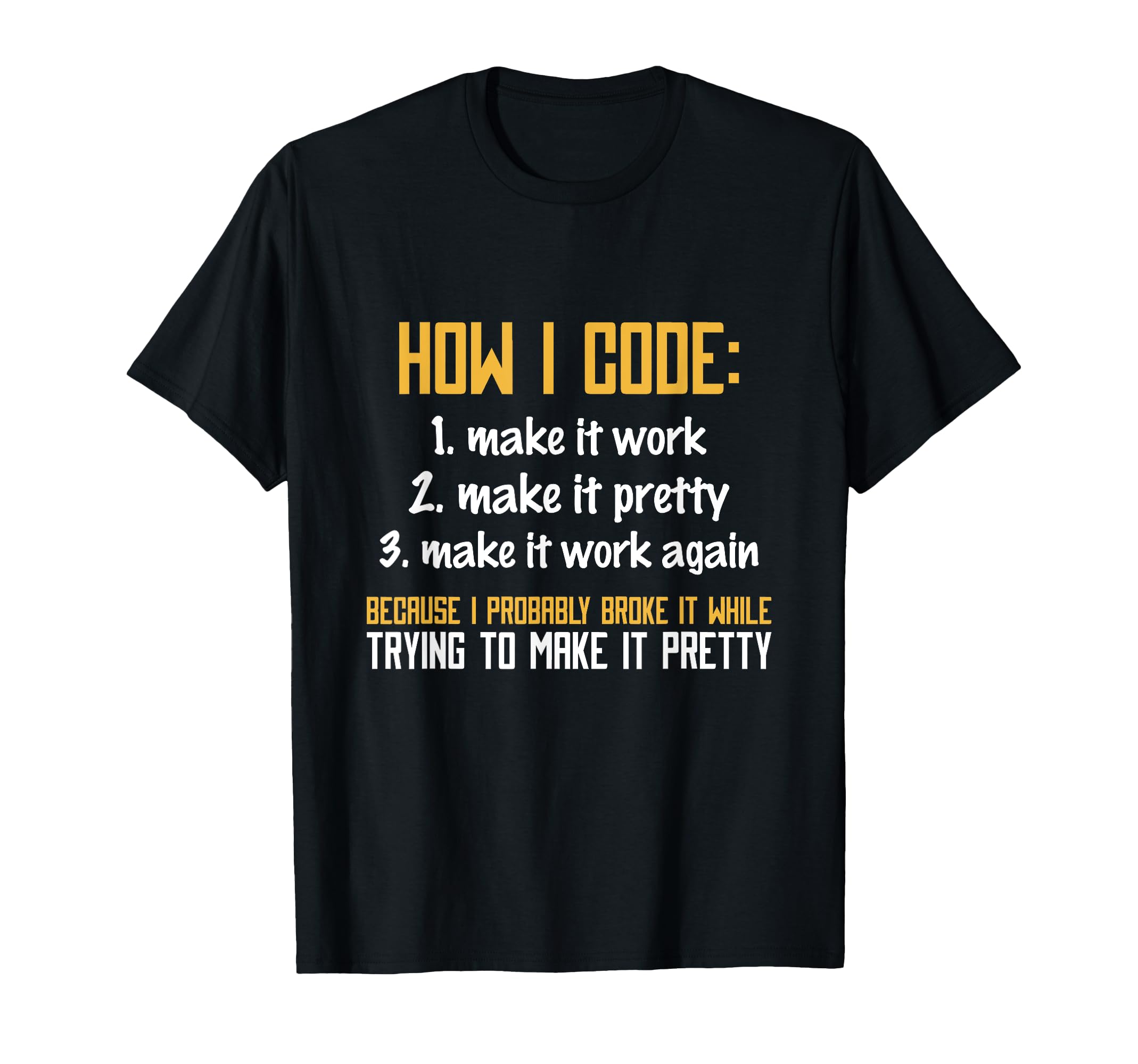 Amazon.com: Programmer Coder - Developer Programming Coding T-Shirt ...