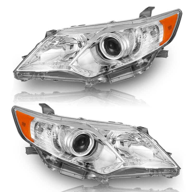 Amazon.com: WEELMOTO for 2012-2014 Toyota Camry Headlights Assembly ...