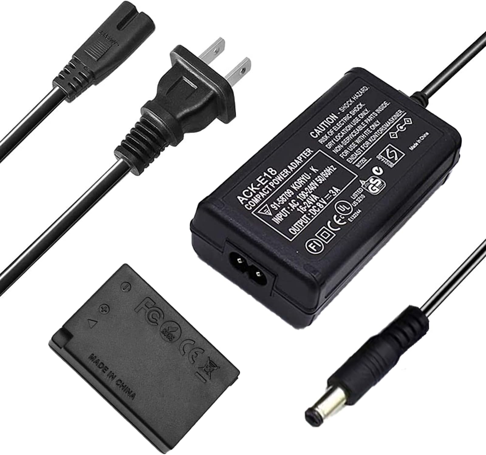 Amazon.com : Adhiper ACK-E18 AC Power Adapter Kit, Replacement DR-E18 ...
