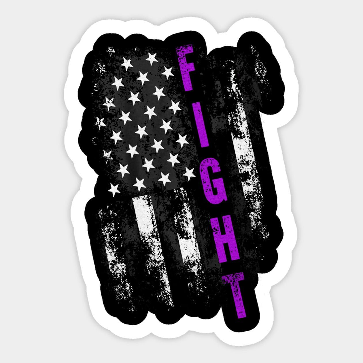 Amazon.com - Flag American Fight Turner Sticker Decal for Wall, Laptop ...