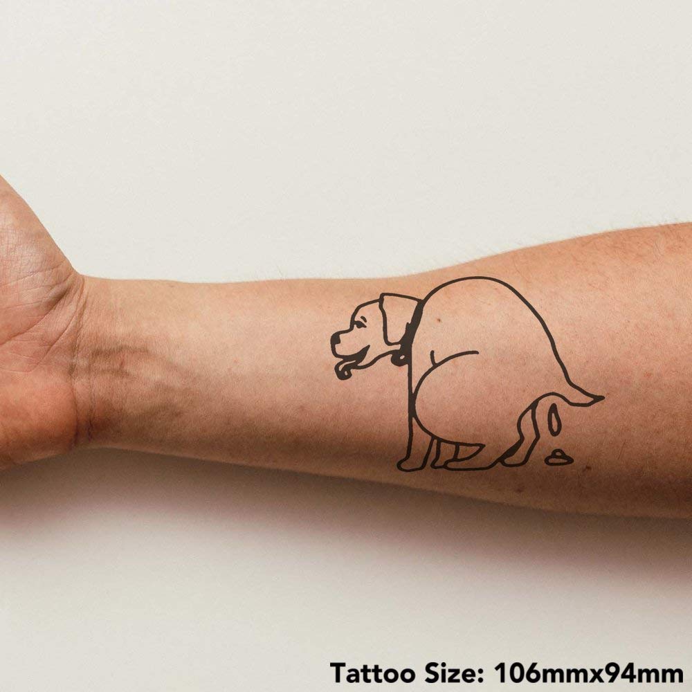Giant Poop Tattoos Amazon.com: Big Dot Of Happiness Party 'Til You're