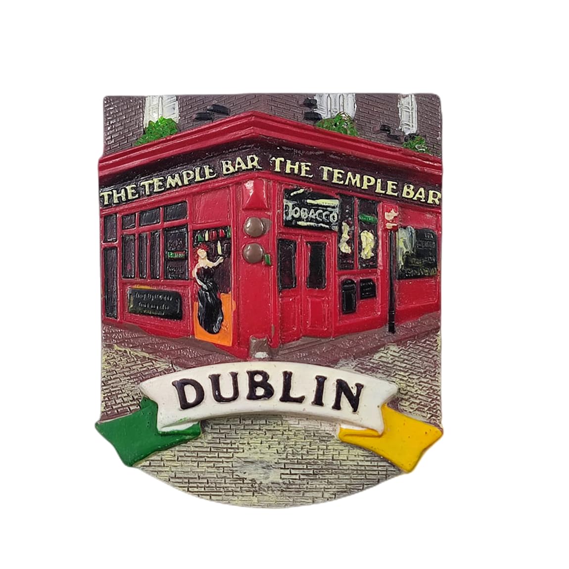 Snapklik.com : The Temple Bar Dublin Ireland Refrigerator Magnet 3D ...