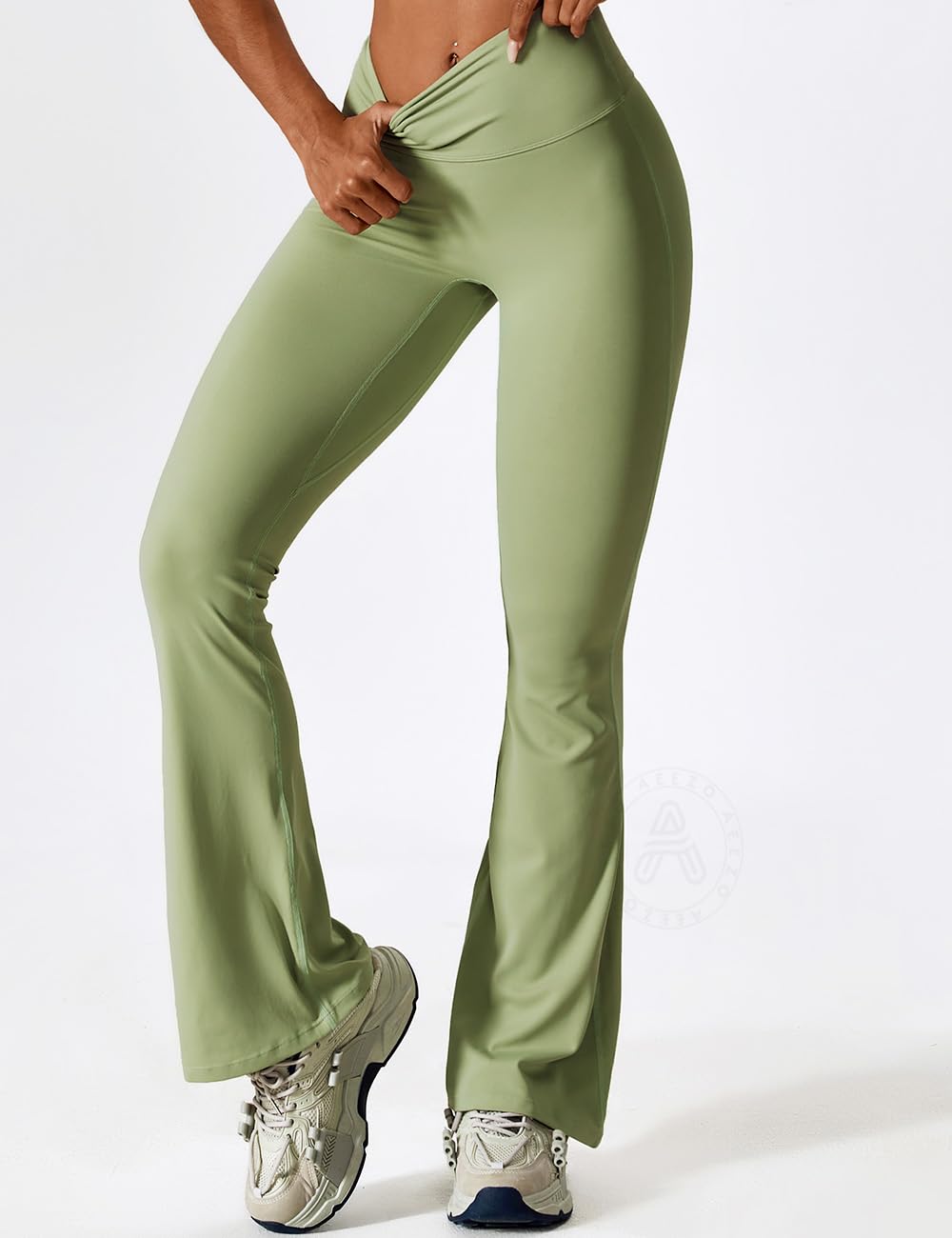 Snapklik.com : Womens Scrunch Flare Leggings Butt Lift High Waisted ...