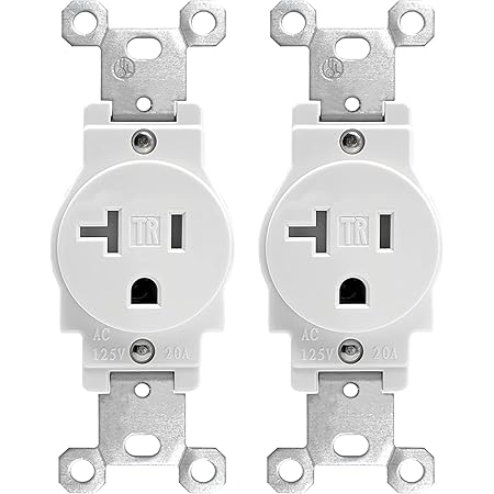 EATON TR1877W-BXSP 20-Amp 125V Heavy-Duty Grade Straight Blade Single ...