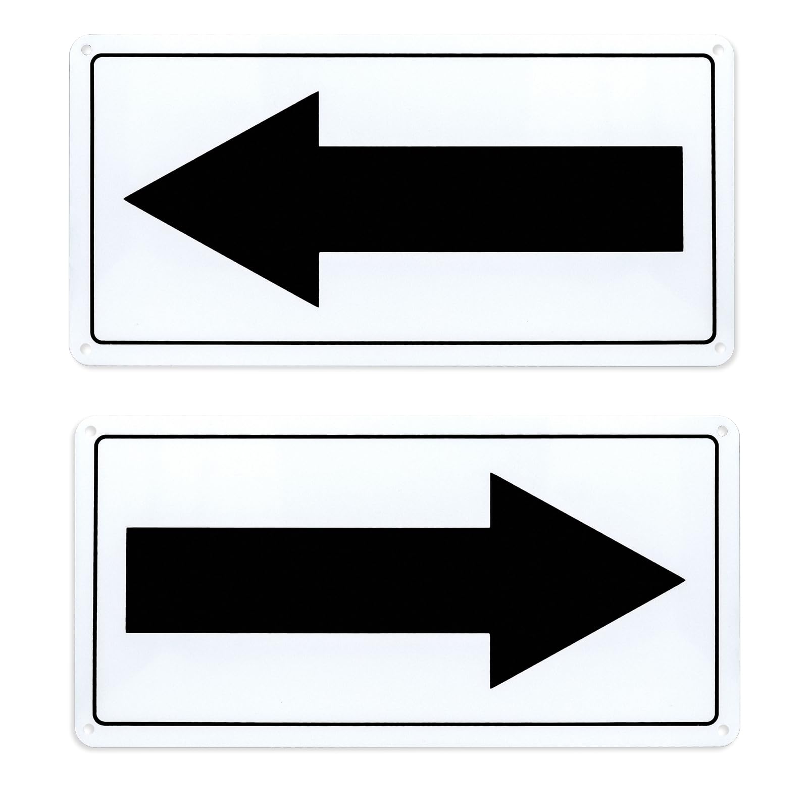 Amazon.com : Black Arrow Sign Aluminum 10 x 5 Inch Heavy Duty Metal ...