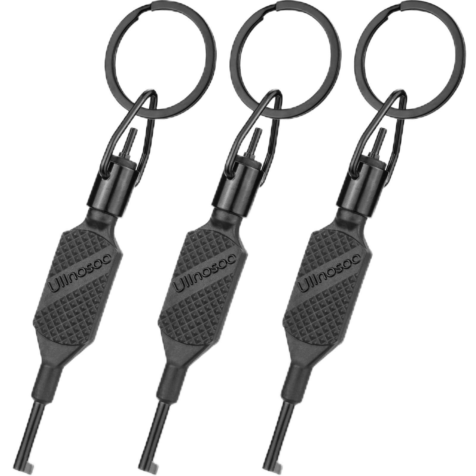 Amazon.com: Ullnosoo Flat Knurled Swivel Handcuff Key, 3 Pcs Standard ...