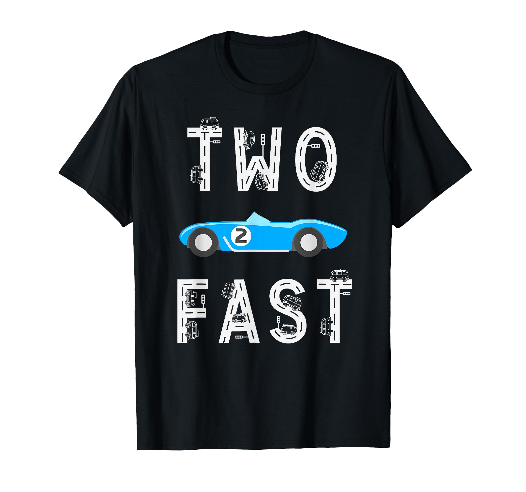Amazon.com: Two Fast Birthday Tee 2 Fast 2 Curious Decorations 2nd Bday ...