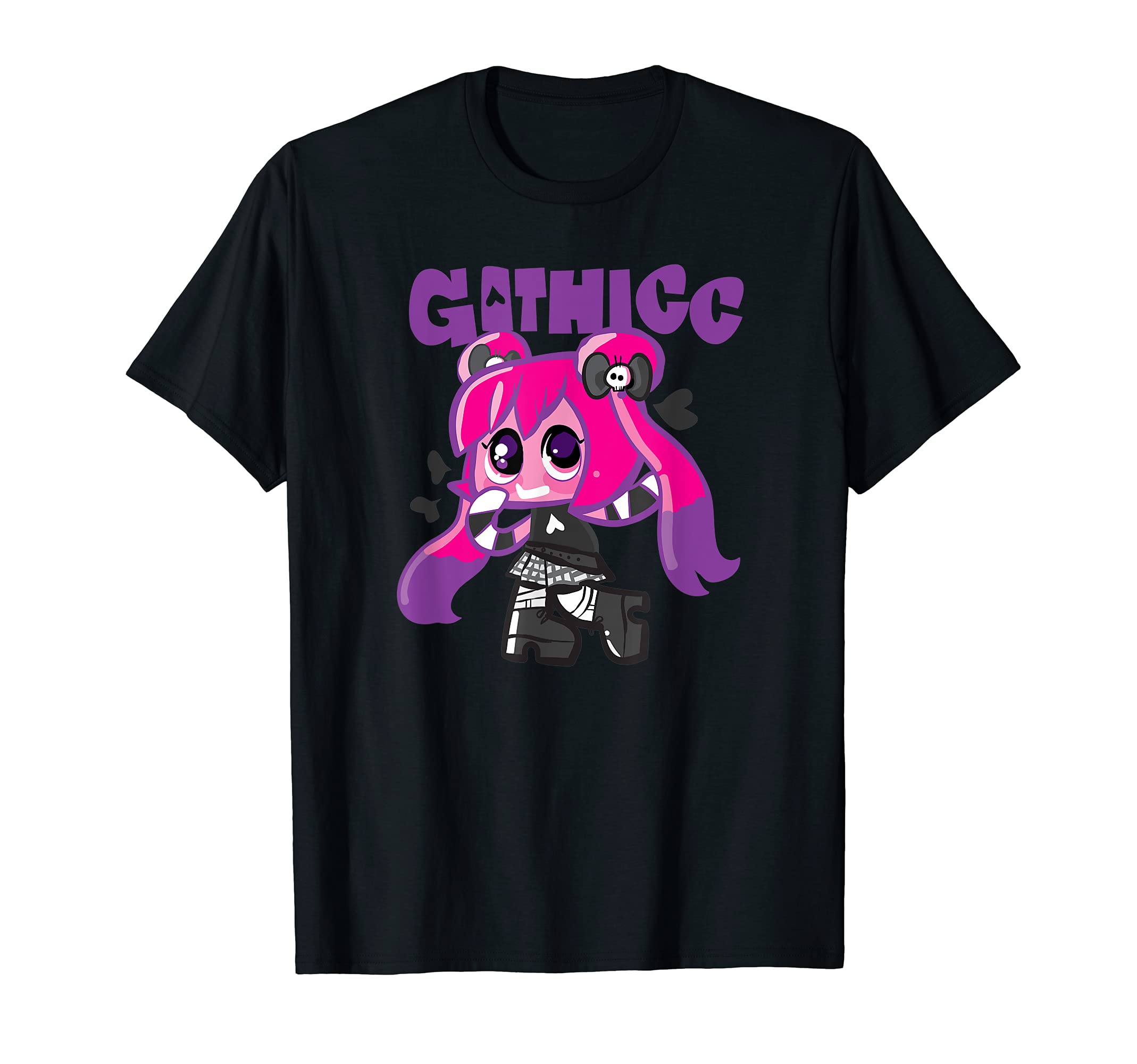 Buy Gothic Girls Yami kawaii Sad THICC Menhera Pastel Goth Otaku T ...