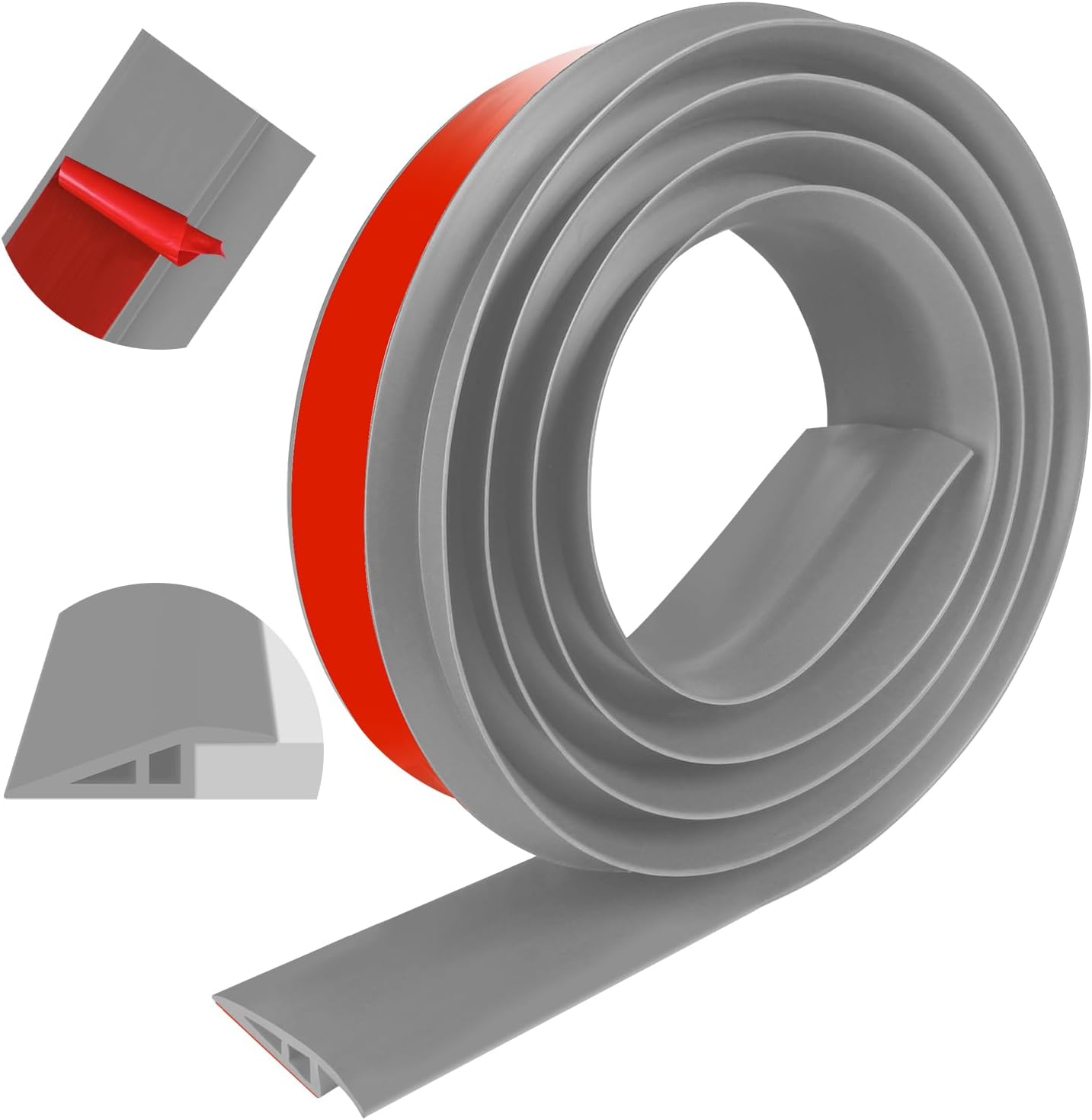 10FT Vinyl Floor Transition Strip Self Adhesive, Carpet to Tile Overlap ...