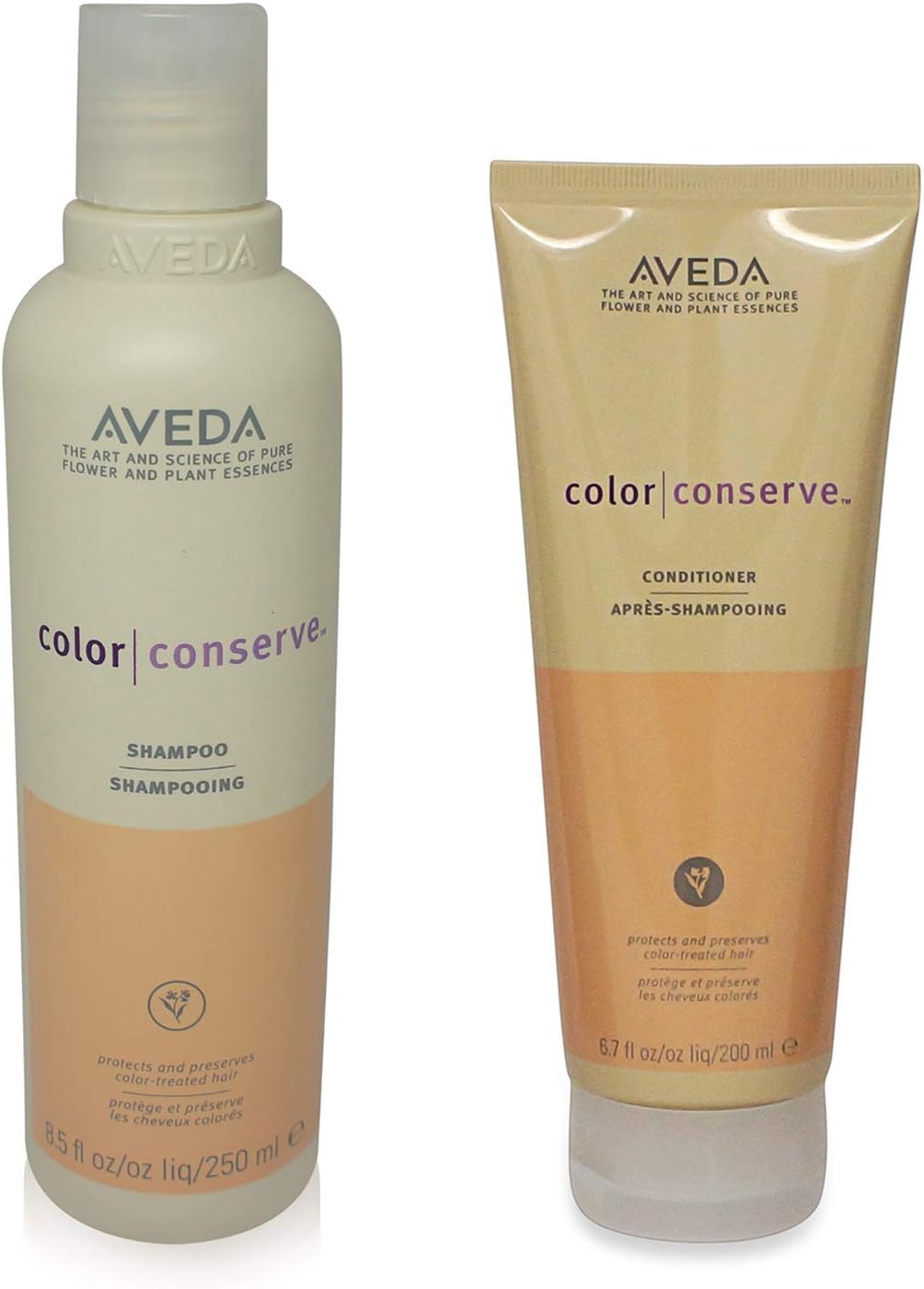 Amazon.com : Aveda Color Conserve Shampoo and Conditioner 33.8oz Helps ...