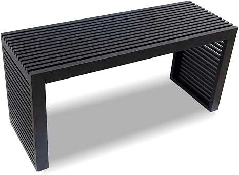 Amazon.com - Yikaroeli Bamboo Dining Bench, 35 inch Entryway Bench ...