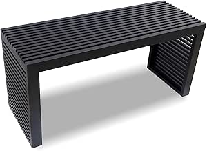 Amazon.com - Yikaroeli Bamboo Dining Bench, 35 inch Entryway Bench ...